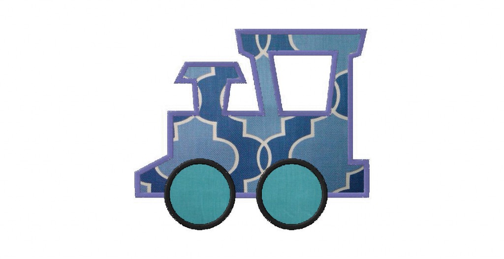 Choo Train Free Machine Applique – Daily Embroidery