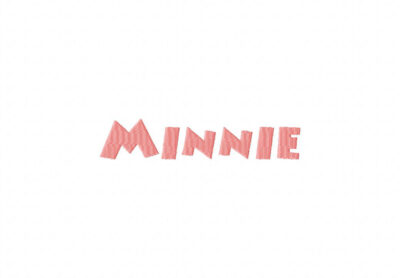 Free Minnie Machine Embroidery Font Set – Daily Embroidery