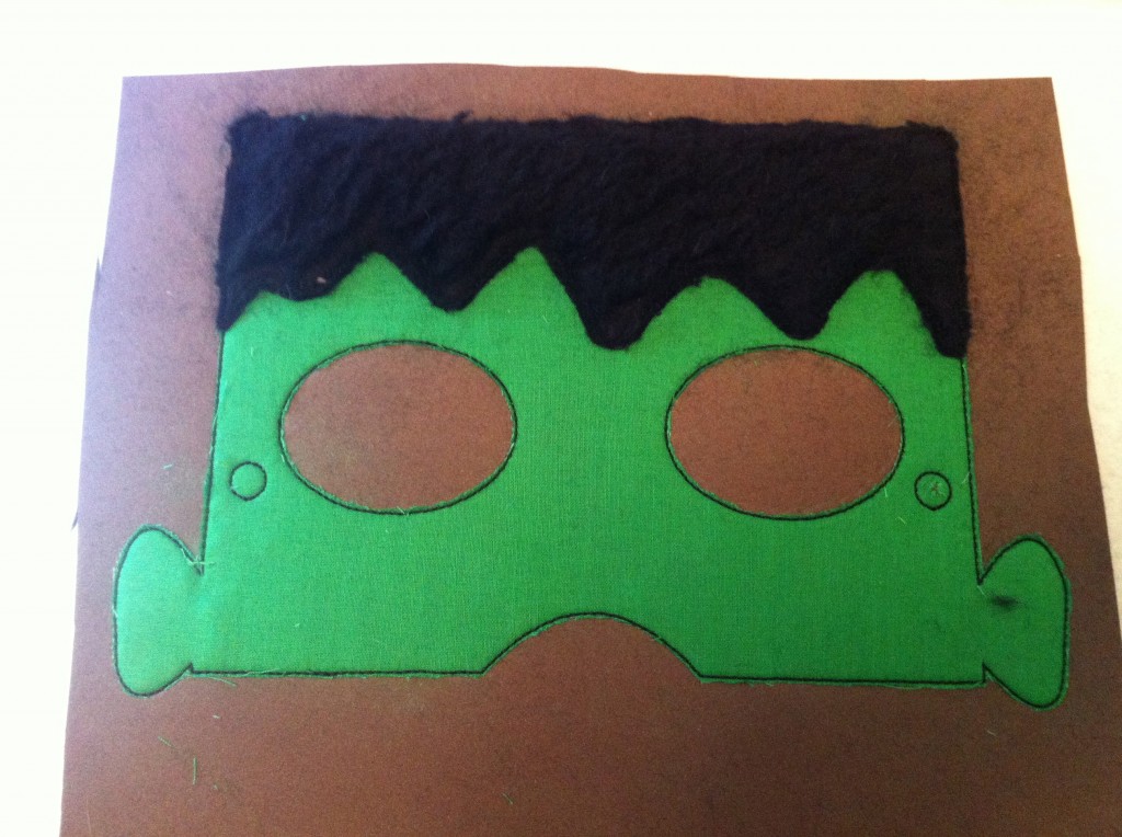 Tutorial In the Hoop Frankenstein Mask – Daily Embroidery