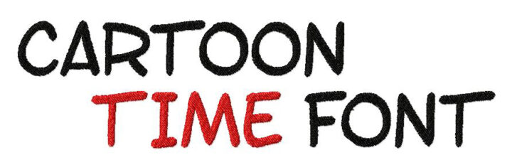 Free Cartoon Time Machine Embroidery Font Set – Daily Embroidery