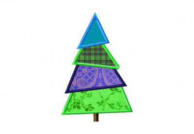 Free Christmas Tree Machine Applique Design – Daily Embroidery