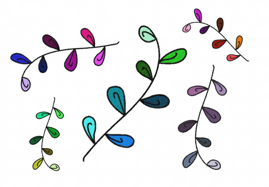 Wild Vine Machine Embroidery Design for Gold Members Only – Daily ...