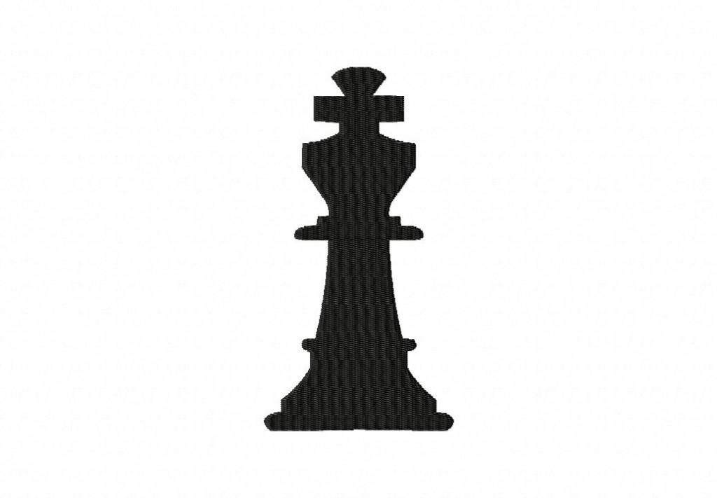 Free Chess King Machine Embroidery Design Includes Both Applique and ...