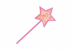 Magic Wand Machine Applique Design – Daily Embroidery