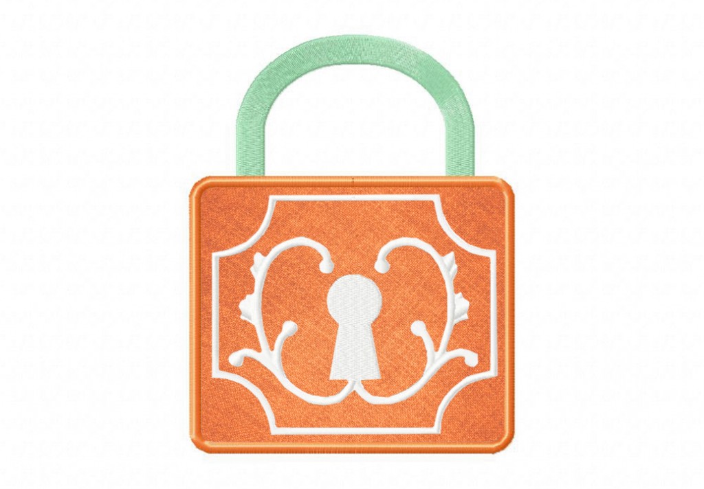 Deco Lock Includes Both Applique and Stitched – Daily Embroidery