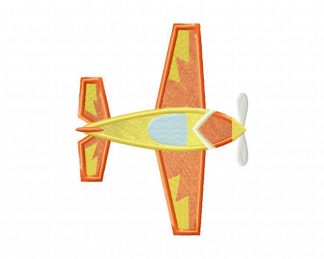 Flying Condor Plane Includes Both Applique and Stitched – Daily Embroidery