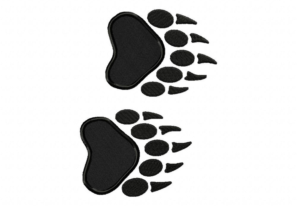 Bear Tracks Includes Both Applique and Stitched | Daily Embroidery