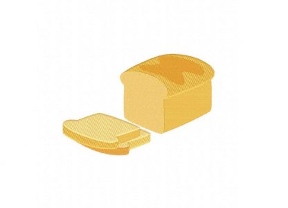 Loaf Bread Includes Both Applique and Stitched – Daily Embroidery