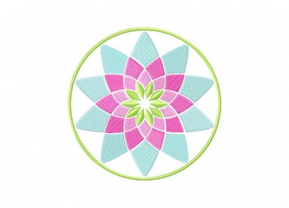Modern Circular Floral Pattern Machine Embroidery Design – Daily Embroidery