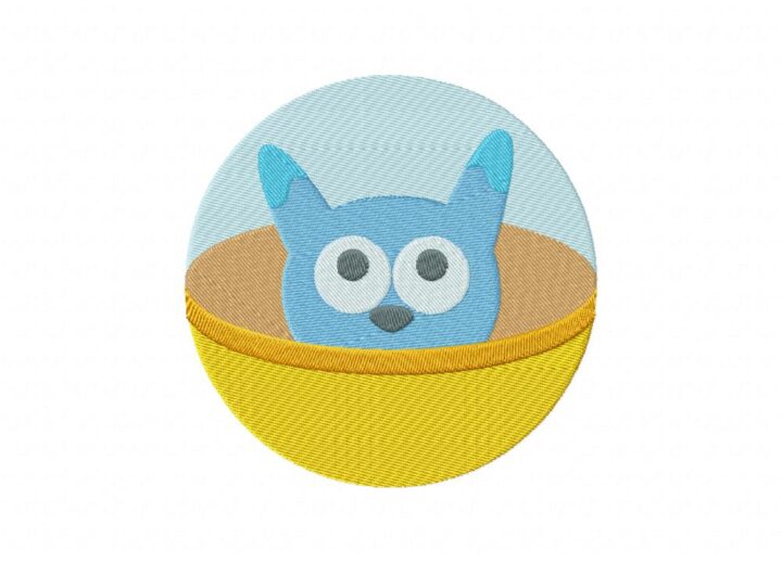 Yellow Monster Ball Machine Embroidery Design – Daily Embroidery