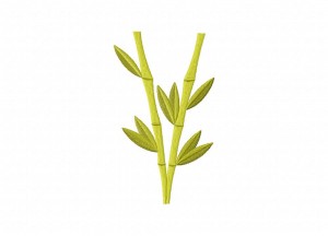 Twin Bamboo Branch Machine Embroidery Design – Daily Embroidery