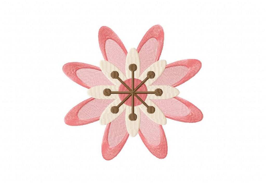Attractive Flower Object Machine Embroidery Design – Daily Embroidery