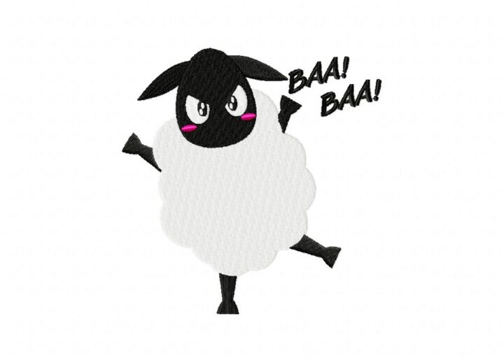 Baa Baa Mad Machine Embroidery Design – Daily Embroidery