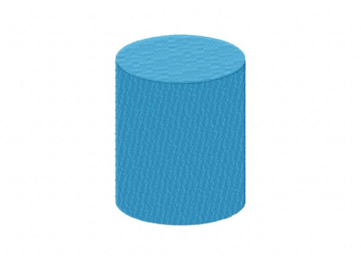 Cylinder Blue Shape Machine Embroidery Design – Daily Embroidery