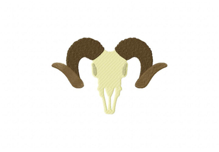 Animal Skull Machine Embroidery Design – Daily Embroidery
