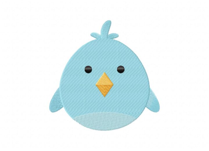 Baby Blue Bird Machine Embroidery Design – Daily Embroidery