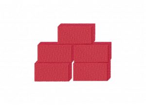 Bricks Machine Embroidery Design – Daily Embroidery