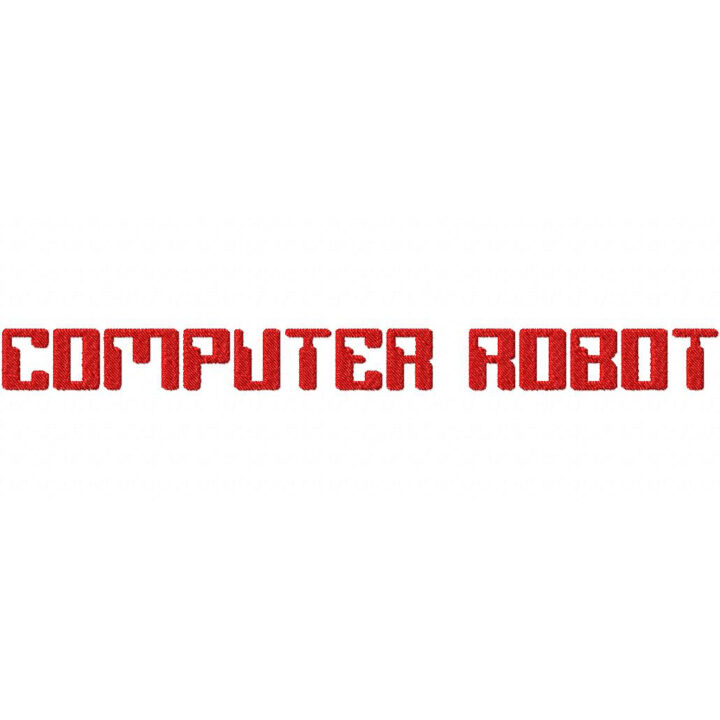 Computer Robot Machine Embroidery Font Set – Daily Embroidery
