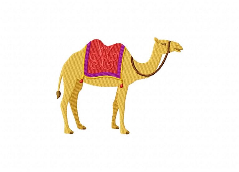 Arabian Camel Machine Embroidery Design – Daily Embroidery