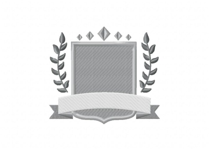 Diamond Crest Shield Machine Embroidery Design – Daily Embroidery