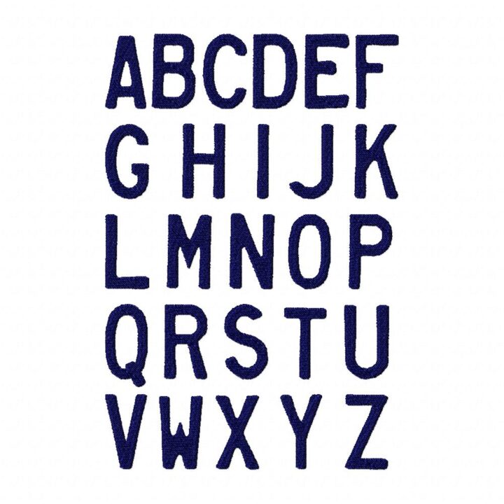 Heavy Lifting Font Embroidery Font Set – Daily Embroidery