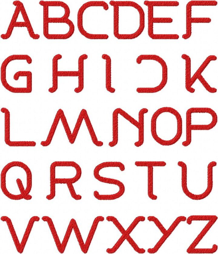 Square Deal Embroidery Font Set – Daily Embroidery