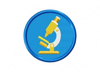 Microscope Machine Embroidery Design – Daily Embroidery