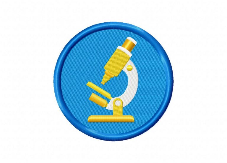 Microscope Machine Embroidery Design – Daily Embroidery