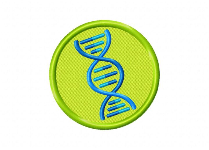DNA Machine Embroidery Design – Daily Embroidery