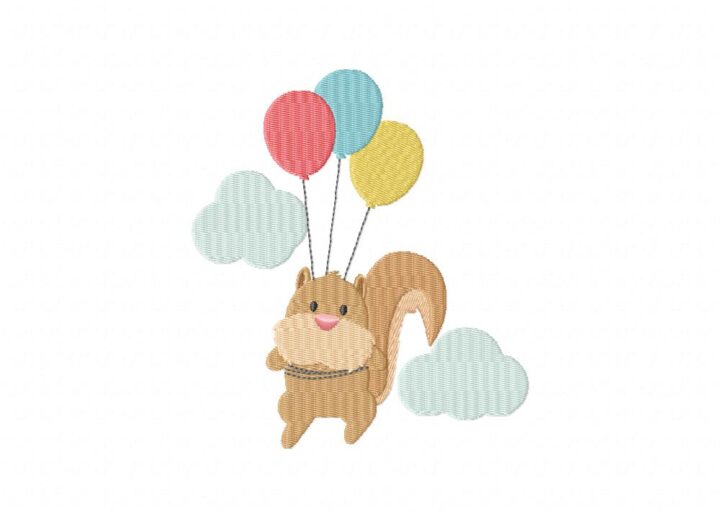 Squirrel Machine Embroidery Design – Daily Embroidery