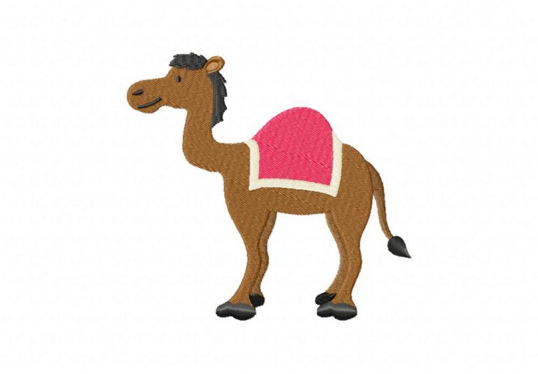 Strong Camel Machine Embroidery Design – Daily Embroidery