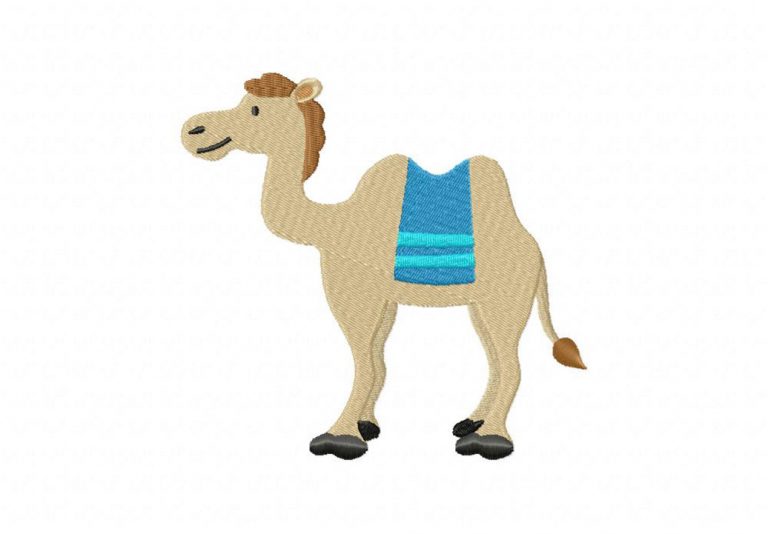 Resilient Camel Machine Embroidery Design – Daily Embroidery