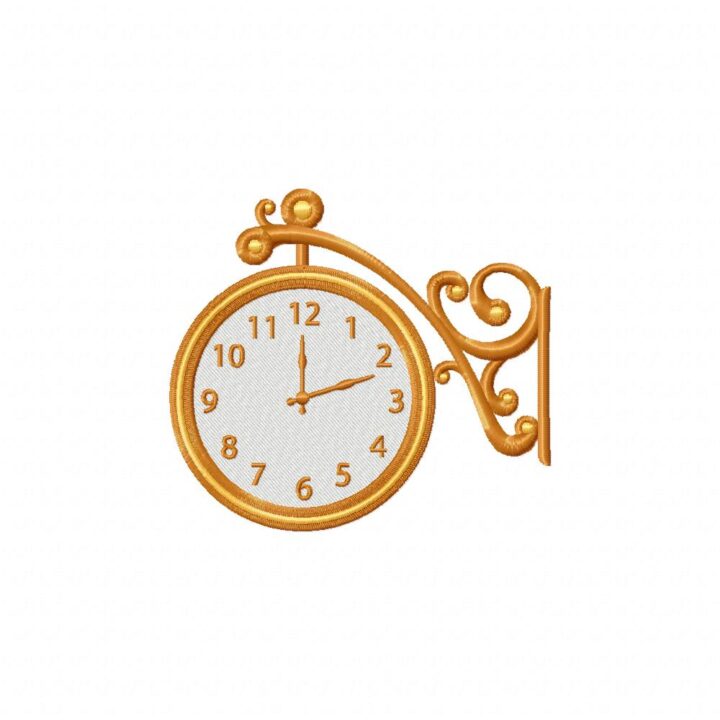 Antique Watch Machine Embroidery Design – Daily Embroidery