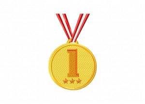 1st Medal Machine Embroidery Design – Daily Embroidery
