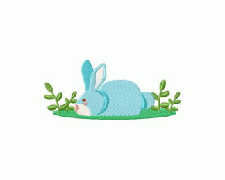 Cute Pet Rabbit Embroidery Design – Daily Embroidery