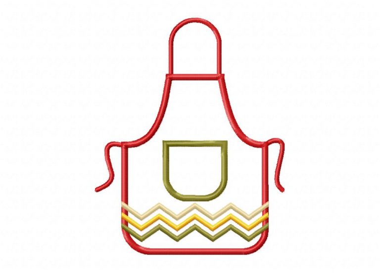 Autumn Apron both Applique and Stitch Embroidery Design – Daily Embroidery