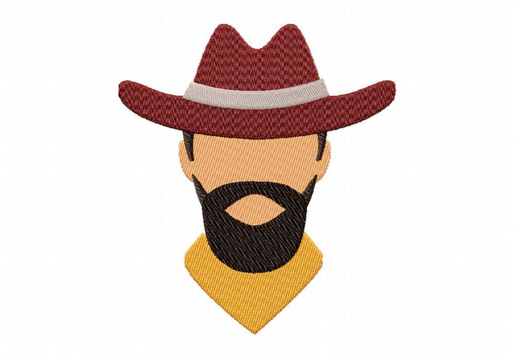 Cowboy Includes both Applique and Stitch Embroidery Design – Daily ...