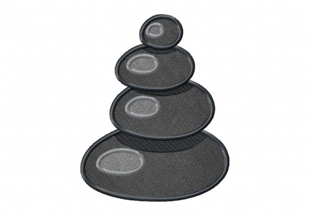 Stack Rocks Embroidery Design – Daily Embroidery