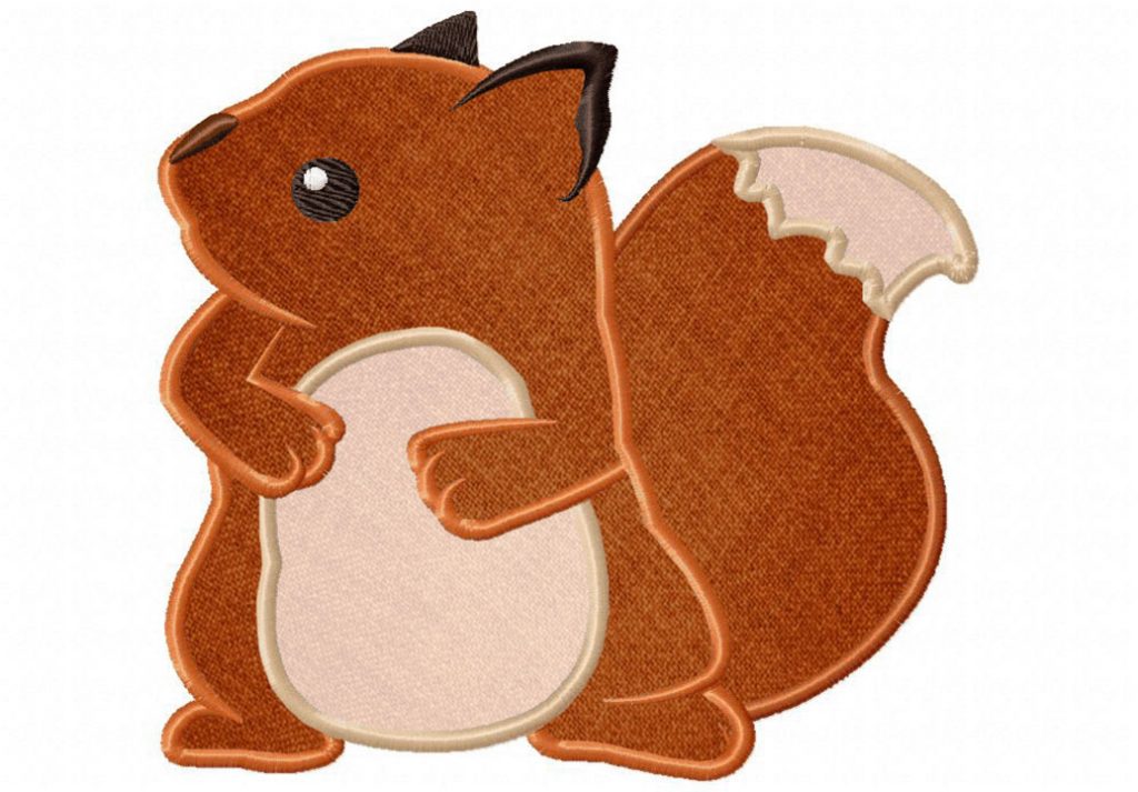 Curious Squirrel Embroidery Design – Daily Embroidery