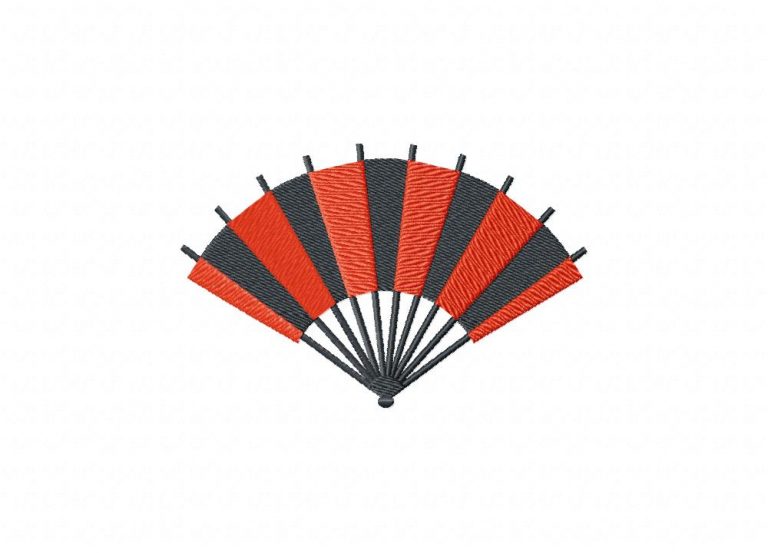 Traditional Fan Embroidery Design – Daily Embroidery