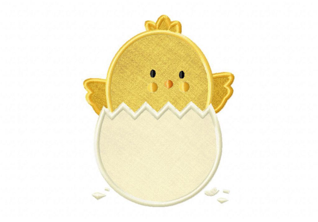 Little Chick Head Embroidery Design – Daily Embroidery