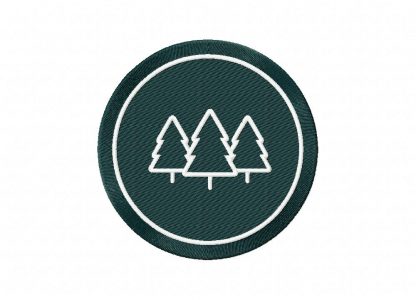 Trees Scout Badge Embroidery Design – Daily Embroidery