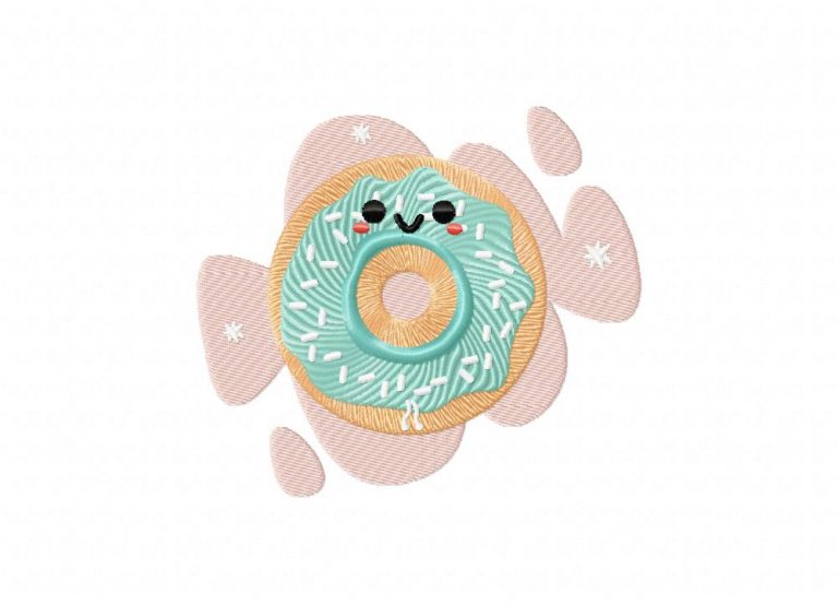 Donut Embroidery Design – Daily Embroidery