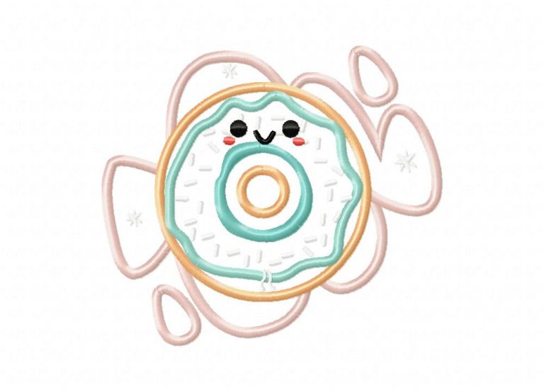 Donut Embroidery Design – Daily Embroidery