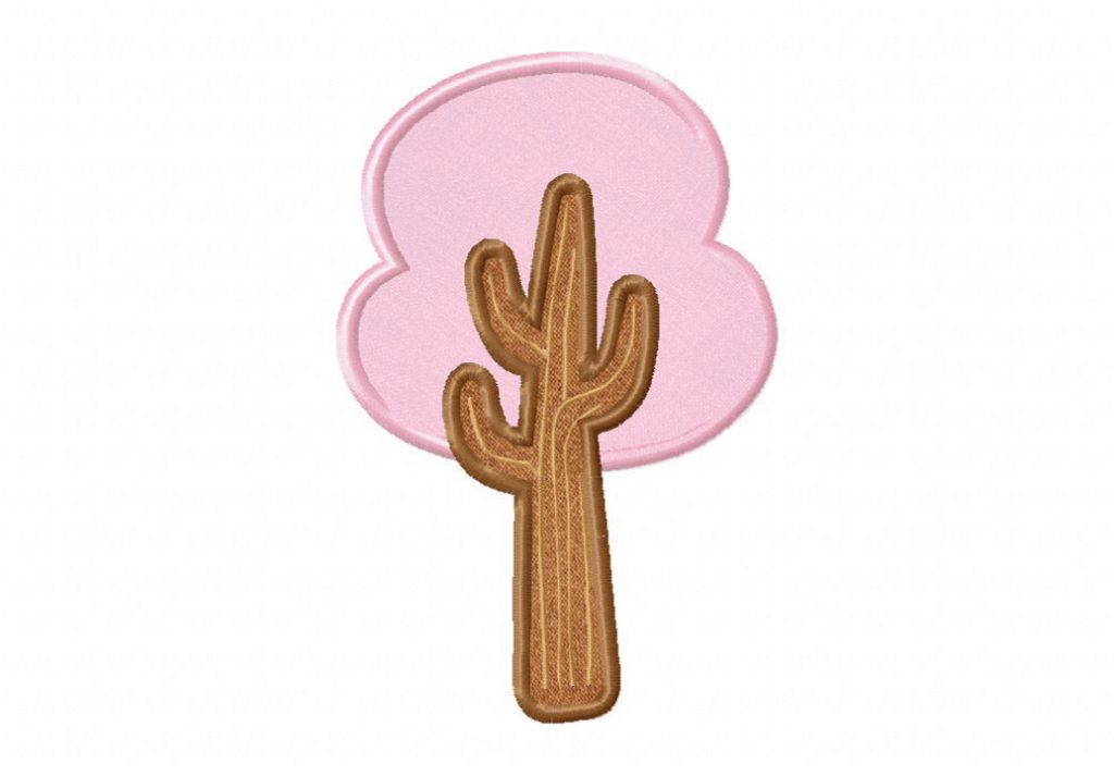 Pink Tree Embroidery Design – Daily Embroidery