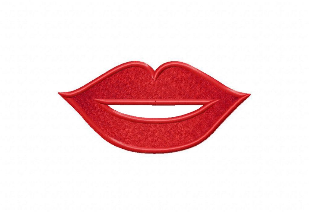 Lips Embroidery Design – Daily Embroidery