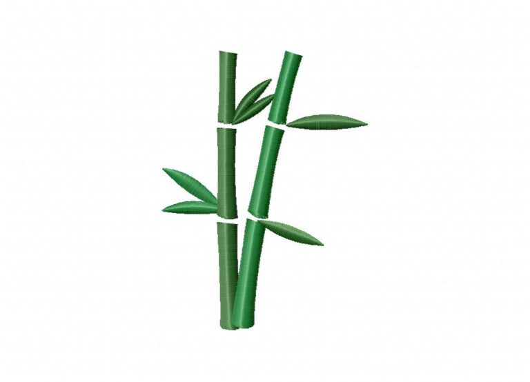 Two Short Bamboo Embroidery Design – Daily Embroidery