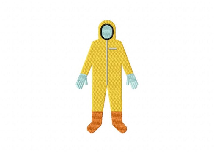 Hazmat Suit Embroidery Design – Daily Embroidery