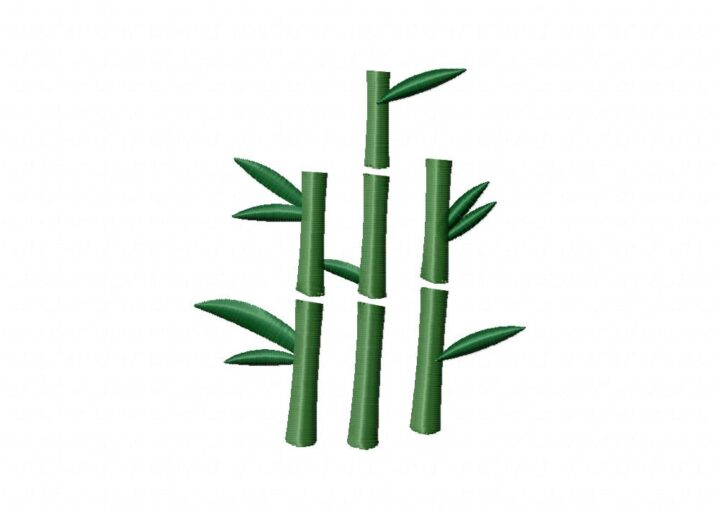 Three Bamboo Embroidery Design – Daily Embroidery