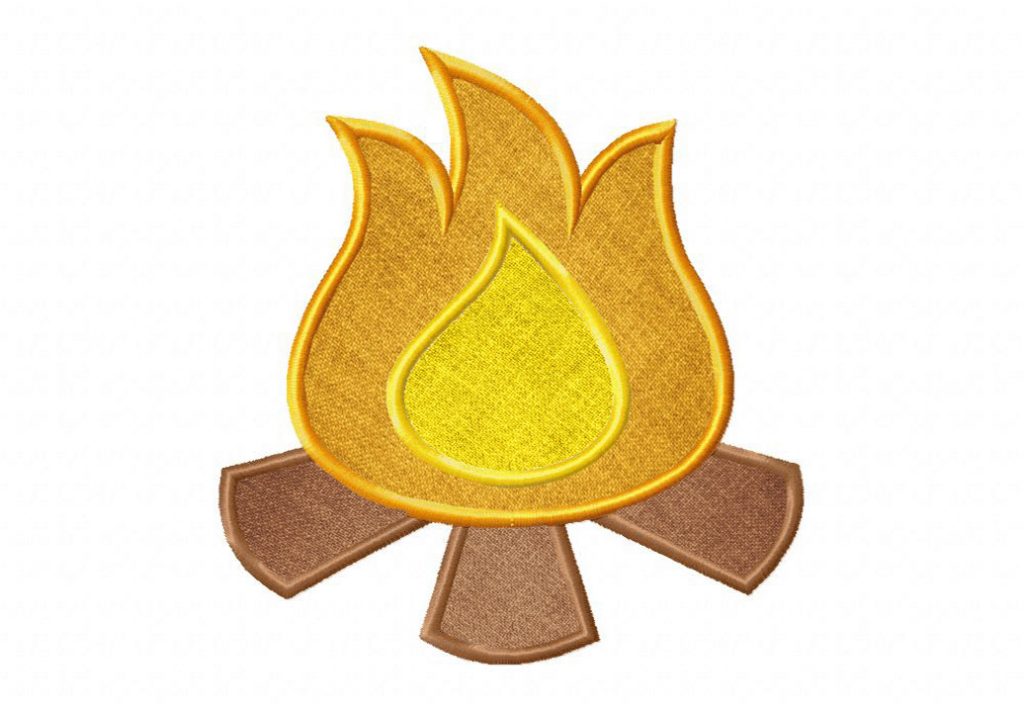 Bonfire Embroidery Design – Daily Embroidery